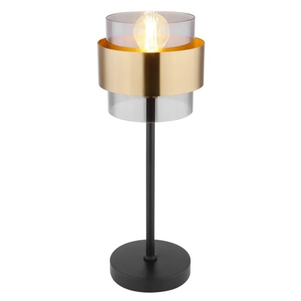 Globo Milley 15560T | Stona lampa | mesing-crna | E27