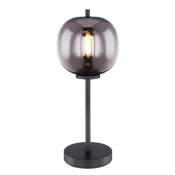 Globo Blacky 15345T | Stona lampa | crna | E14