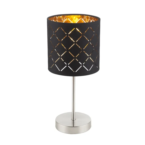 Globo Clarke 15229T | Stona lampa | crna | E14