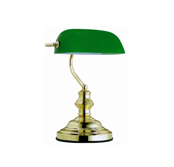 Globo Antique 2491 | Stona lampa | mesing-zelena | E27