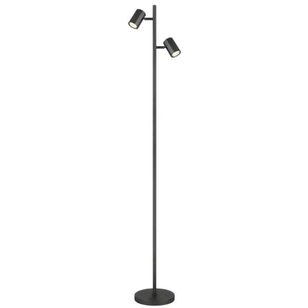 Globo James 57918S | Podna lampa | siva | 2xGU10