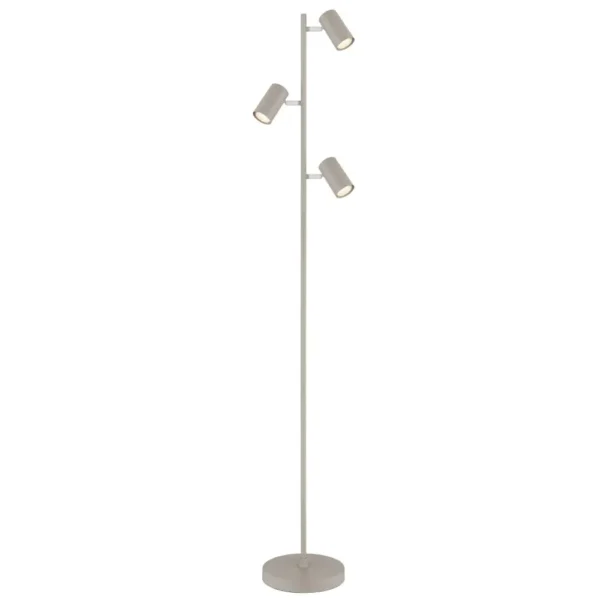 Globo Robby 57911SSA | Podna lampa | siva | 3xGU10