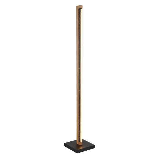 Globo Starla 67849S | Podna lampa | drvo-crna | LED