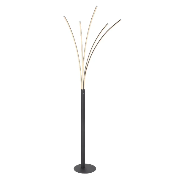Globo Bizzy 59229B | Podna lampa | crna | LED
