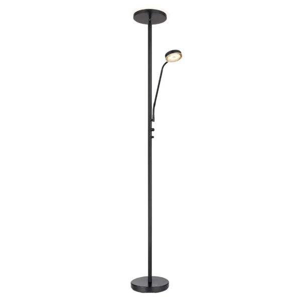 Globo Ernst 59092 | Podna lampa | crna | LED