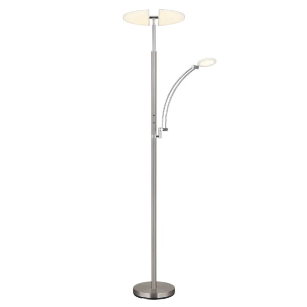 Globo Tirana 58909N | Podna lampa | nikl | LED