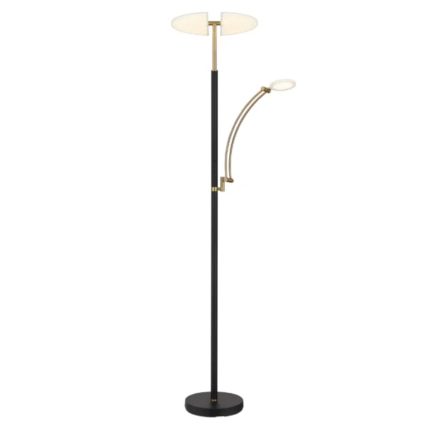 Globo Tirana 58909B | Podna lampa | crna | LED