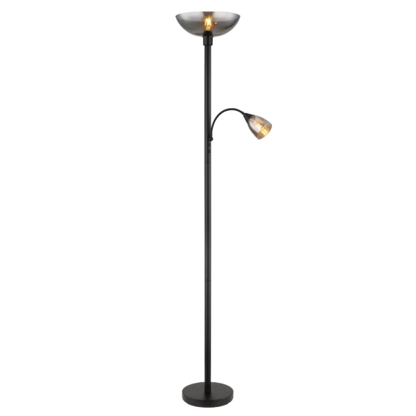 Globo Blade 58903 | Podna lampa | crna | E27-E14