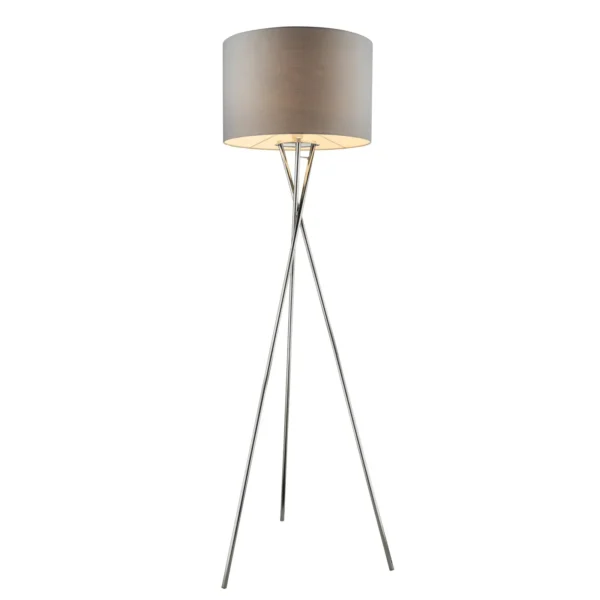 Globo Gustav 24687 | Podna lampa | siva | E27