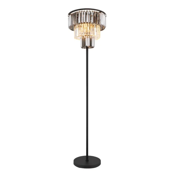 Globo Naxis 15695S | Podna lampa | crna | 3xE27