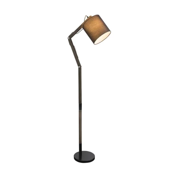 Globo Mattis 21512S | Podna lampa | drvo-crna | E27