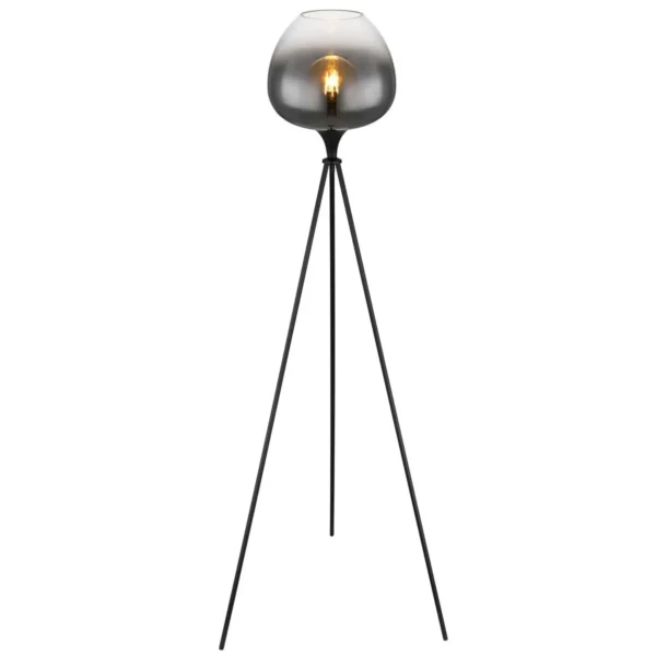 Globo Maxy 15548S1 | Podna lampa | crna | E27