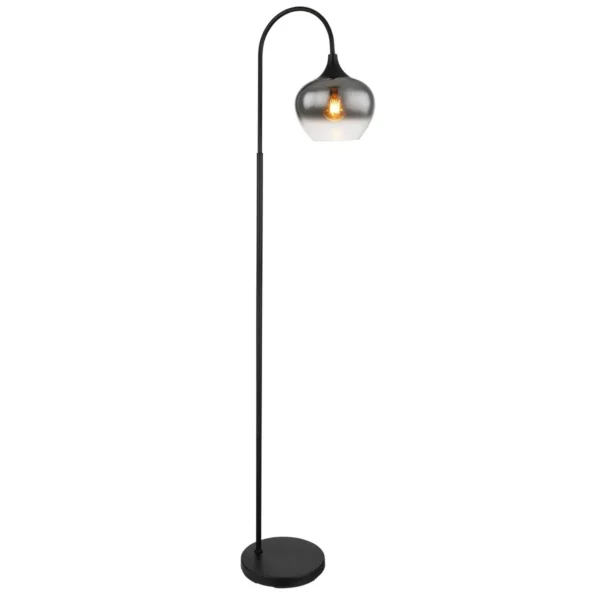 Globo Maxy 15548S | Podna lampa | crna | E27