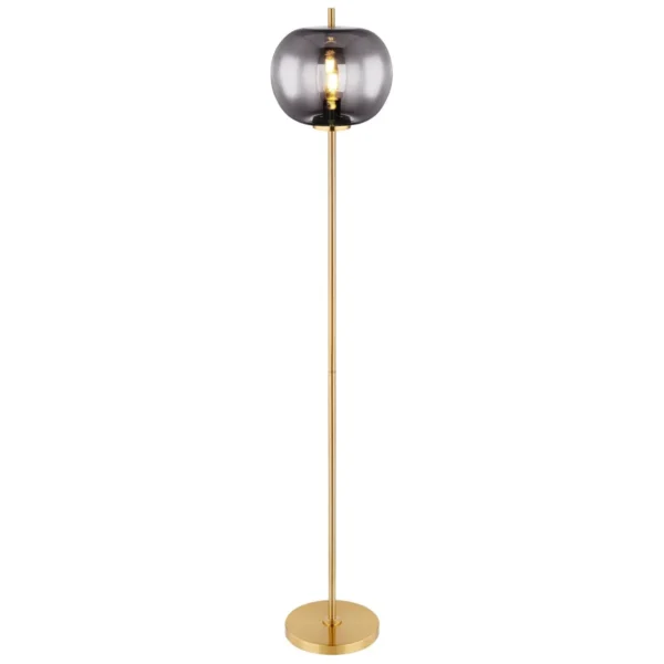 Globo Blacky 15345SMM | Podna lampa | mesing | E27