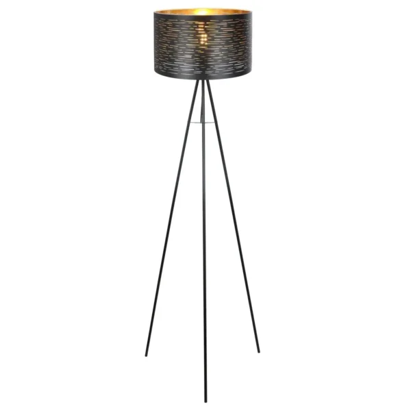 Globo Tunno 15342S | Podna lampa | crna | E27
