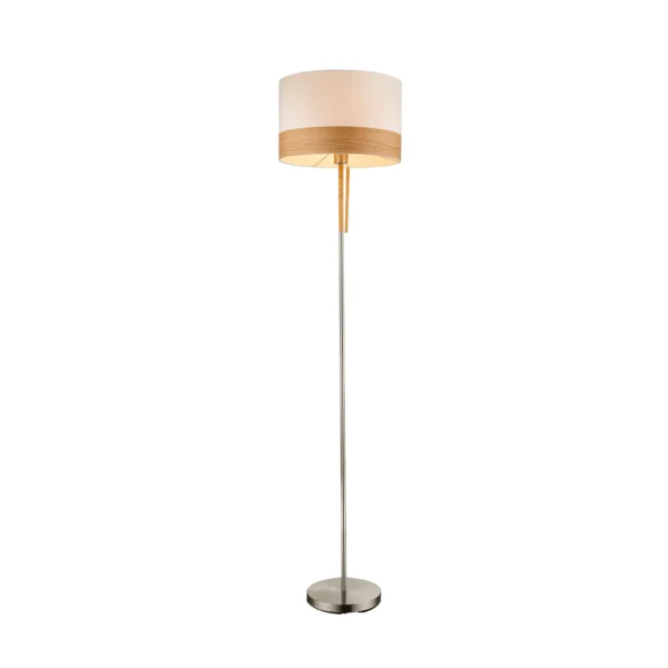 Globo Chipsy 15221S | Podna lampa | drvo-bež | E27
