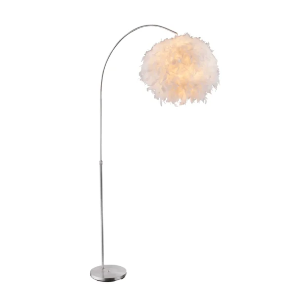 Globo Katunga 15057S | Podna lampa | bela | E27