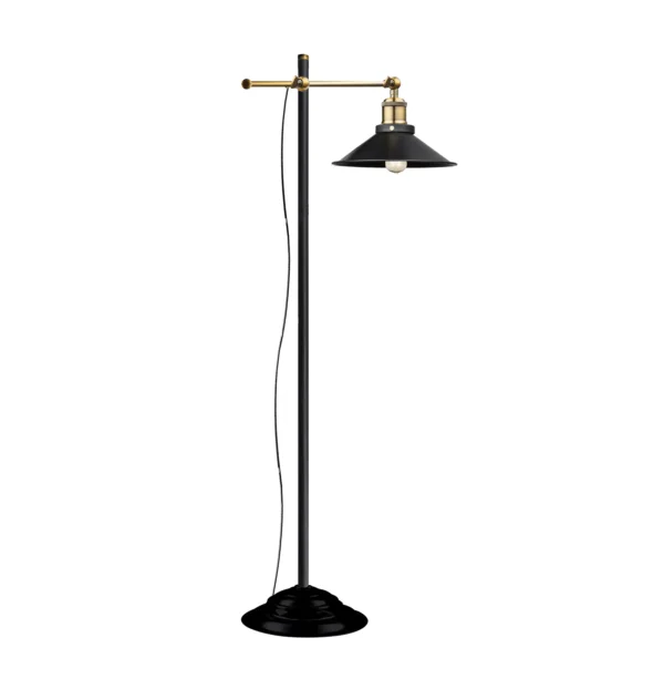 Globo Lenius 15053S | Podna lampa | crna | E27