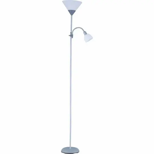 Mitea M66-MS | Podna lampa | siva | E27-E14