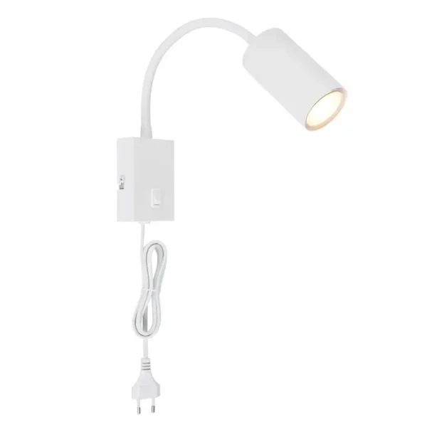 Globo Robby 57911WW | Zidna lampa | bela | GU10