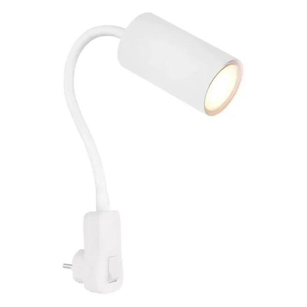 Globo Robby 57911DPW | Zidna lampa | bela | GU10