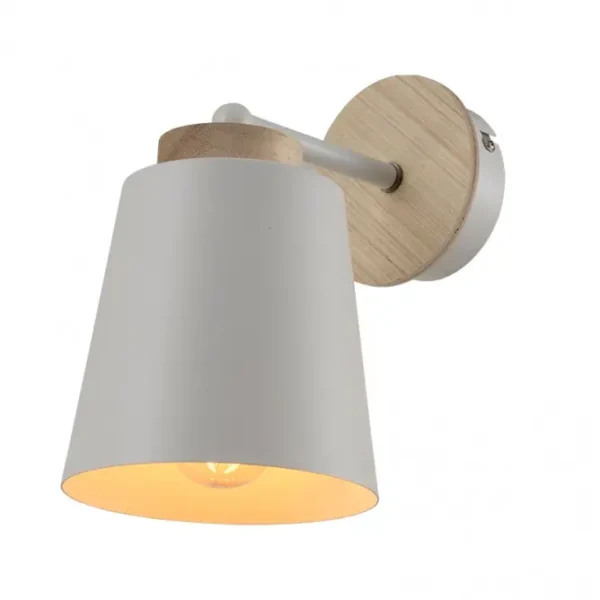 BBLink Vesta 425 | Zidna lampa | bela-braon | E27