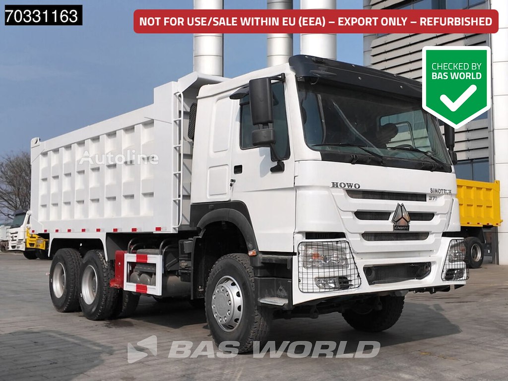Novi Sinotruk Howo 371 6X4 Refurbished! 50T Full steel Manual Airco Euro 2 kiper