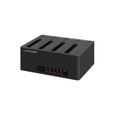 LC POWER LC-M2-C-NVME-2x2-RAID USB-C enclosure for two NVME M.2 with Raid-Funktion, 22x80/60/42/30, USB 3.2 Gen. 2x2, black SSD Rack