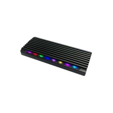 LC POWER LC-M2-C-NVME-4 Enclosure for NVMe M.2 SSD USB-C (USB3.2 Gen.2x1) Usb Type-C Black SSD Rack