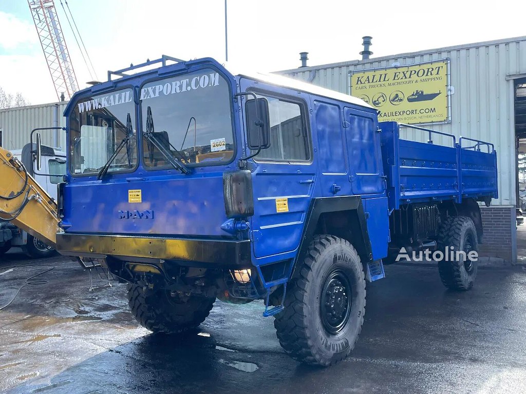 MAN KAT 4x4 V8 Deutz Engine Open Box Low Mileage Good Condition More kamion s ravnom platformom