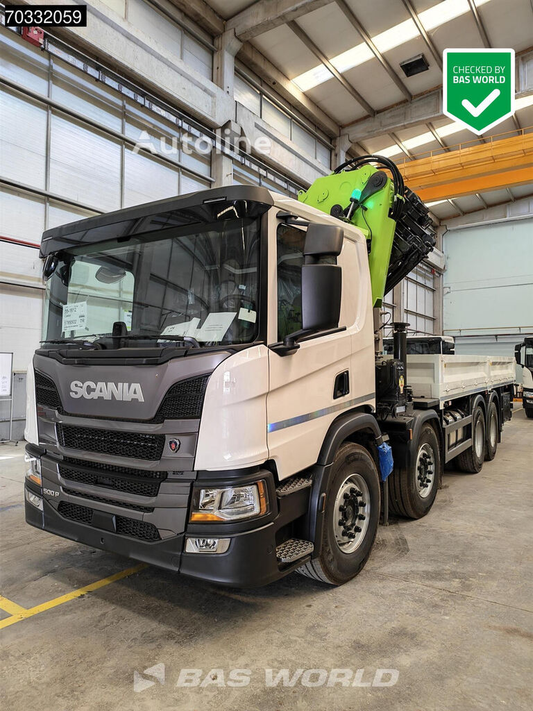 Novi Scania P500 8X4 NEW! Zoomlion ZLK6200V803-2 Crane Kran Remote Control kamion s ravnom platformom