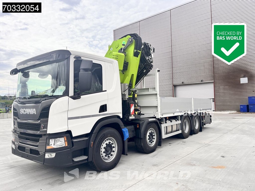 Novi Scania P500 8X4 NEW! Zoomlion ZLK7600V803-2 Crane Kran Remote Control kamion s ravnom platformom