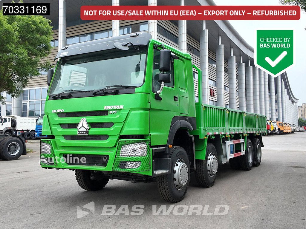 Novi Sinotruk Howo 371 8X4 Refurbished! 80T Full Steel Manual Airco Euro 2 kamion s ravnom platformom