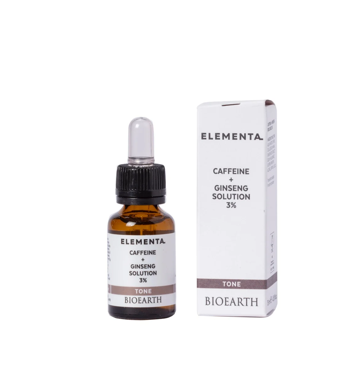 BIOEARTH Kofein + ginseng 3% tonizirajući SERUM za lice 15 ml - ELEMENTA linija