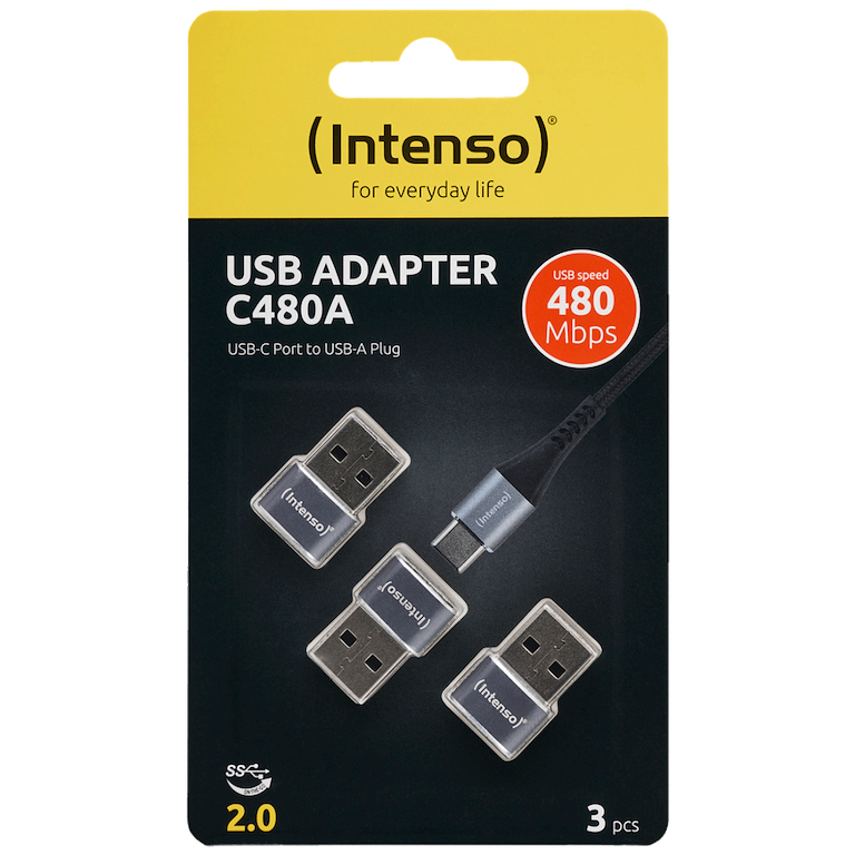 Adapter USB C na USB A, OTG, pakovanje 3 komada