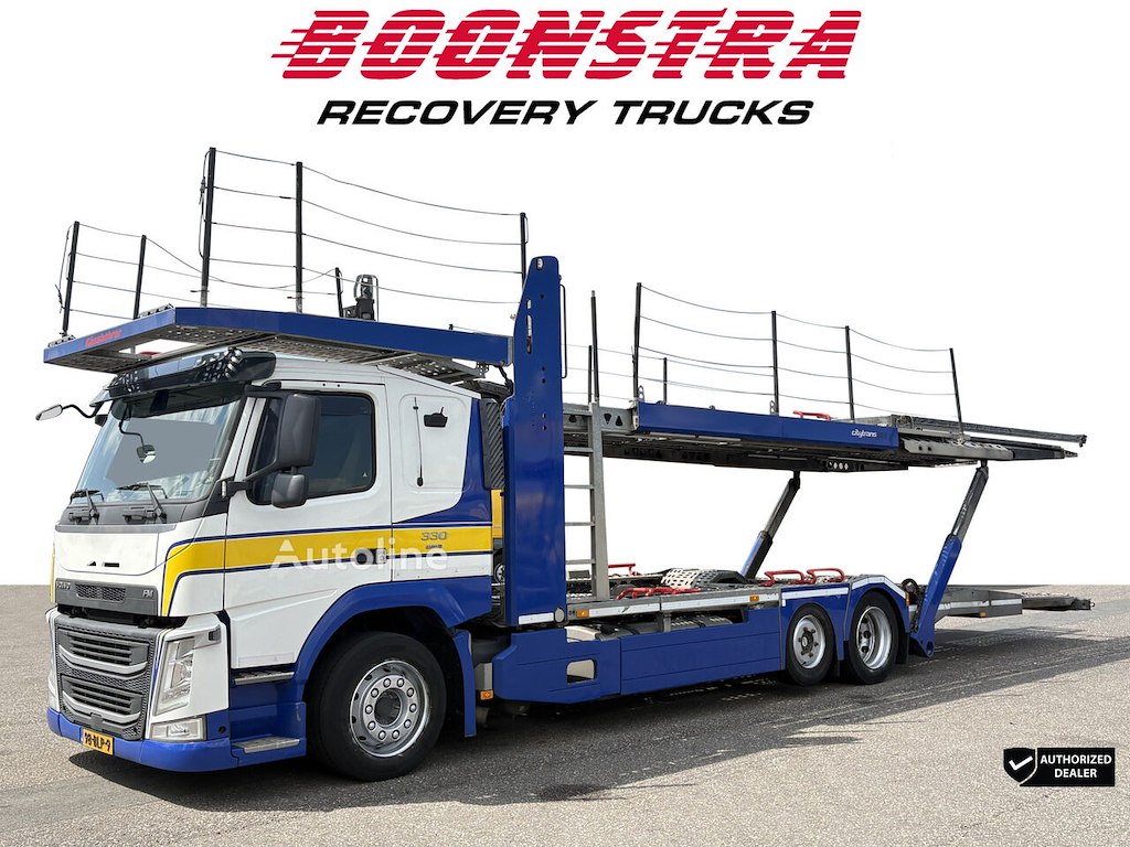 Volvo FM 330 6x2 Kassbohrer Citytrans Pro Winde Euro 6 autotransporter