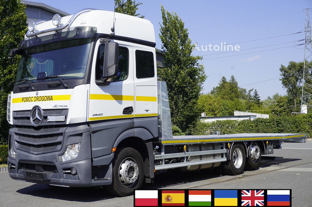 Mercedes-Benz Actros 2540 6×2 / 90 tho. km! / NEW GALVANIZED tow truck 9 m / 5 šlep auto
