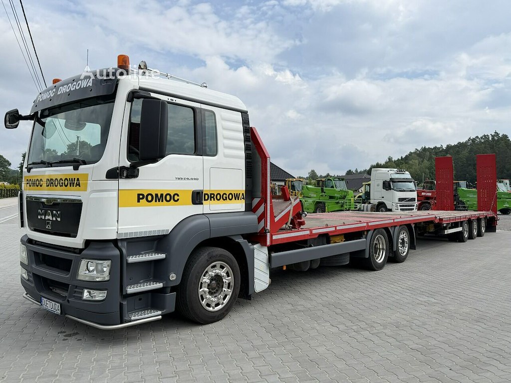 MAN TGS 26.440 šlep auto + prikolica autotransportera