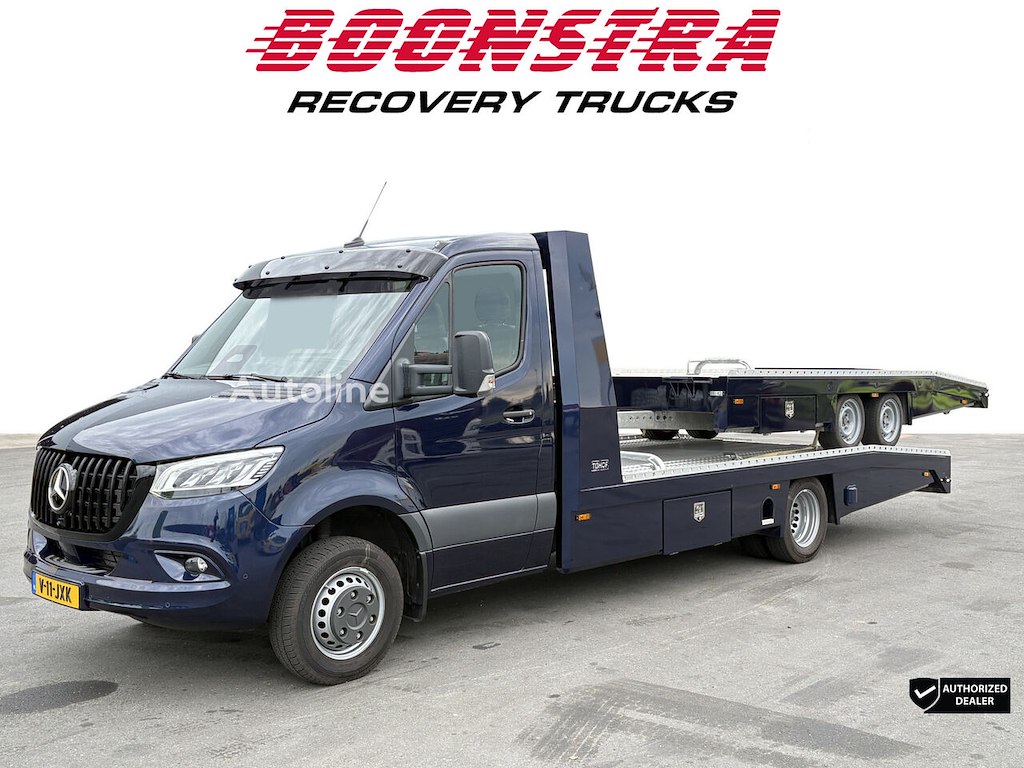 Mercedes-Benz Sprinter 519 CDI Tijhof Winde Luft + Tijhof TA-35 šlep auto