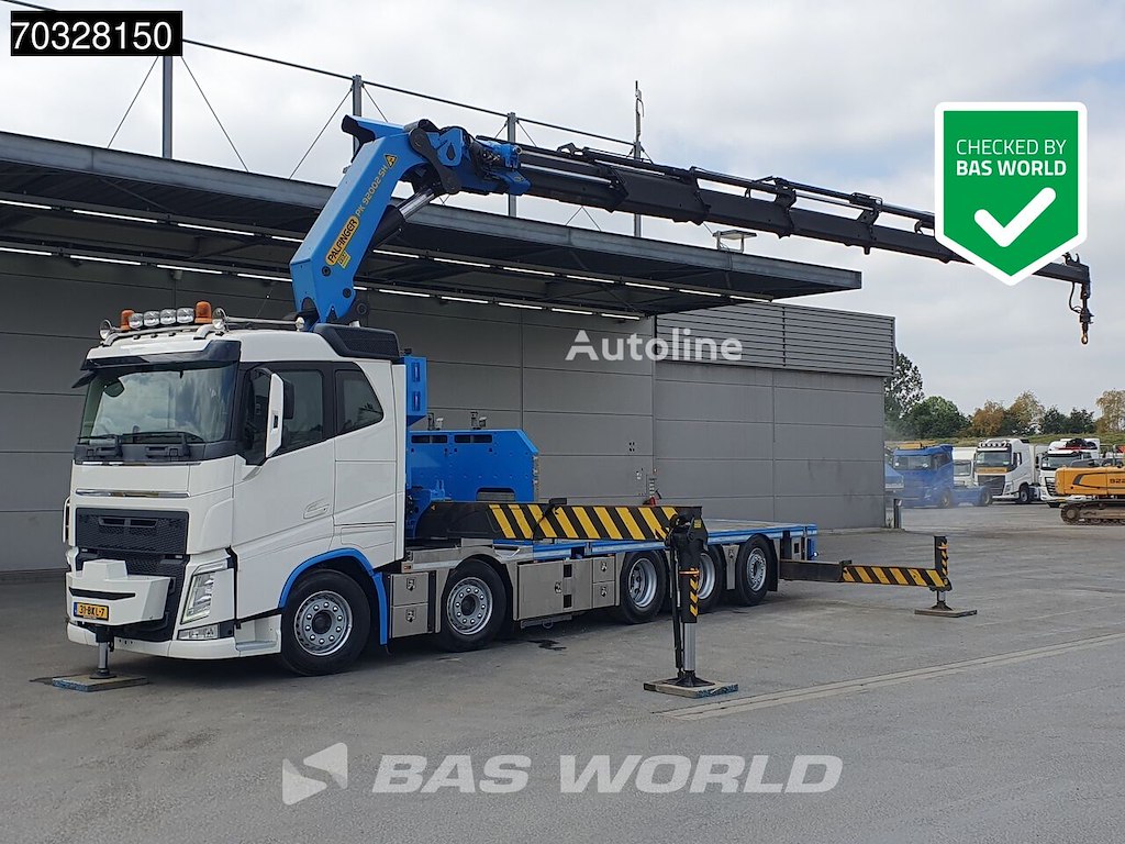 Volvo FH 500 FH 10X4 Palfinger PK92002-SH Crane 7 extensions Fly-Jib P kamion platforma