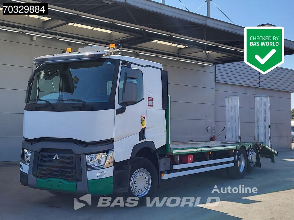 Renault T 380 6X2 Machine Transporter Lift+Steering Axle Euro 6 kamion platforma