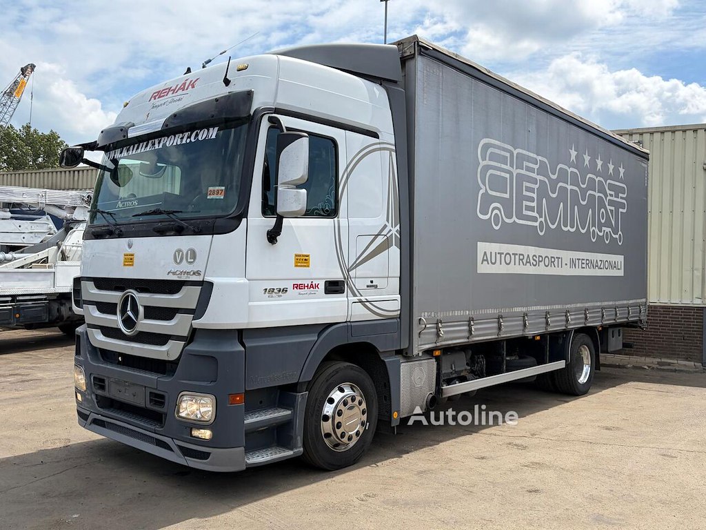 Mercedes-Benz Actros 1836 MP3 - Box Truck - 6 Cylinder - Spare Tyre - Aircondi kamion s ceradom
