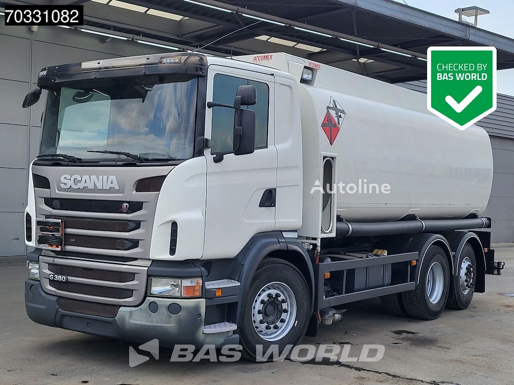 Scania G380 6X2 Alfons Haar Fuel tanker 18.450 liter 4 compartments Lif autocisterna za gorivo