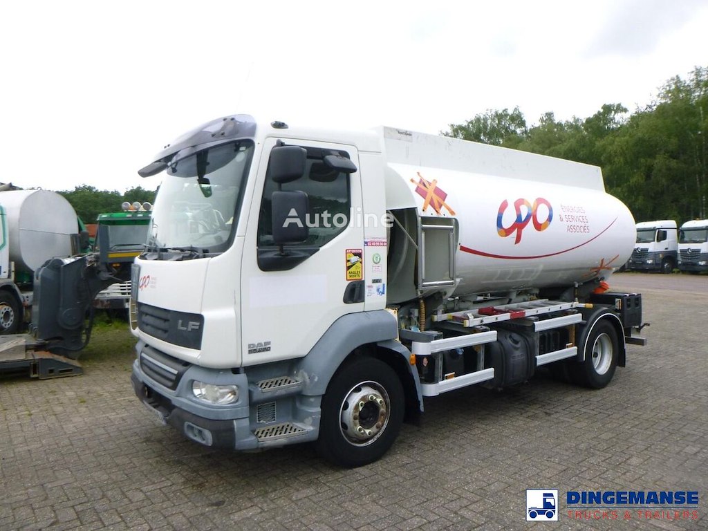 DAF D.A.F. LF 55.220 4X2 fuel tank 10 m3 / 3 comp autocisterna za gorivo