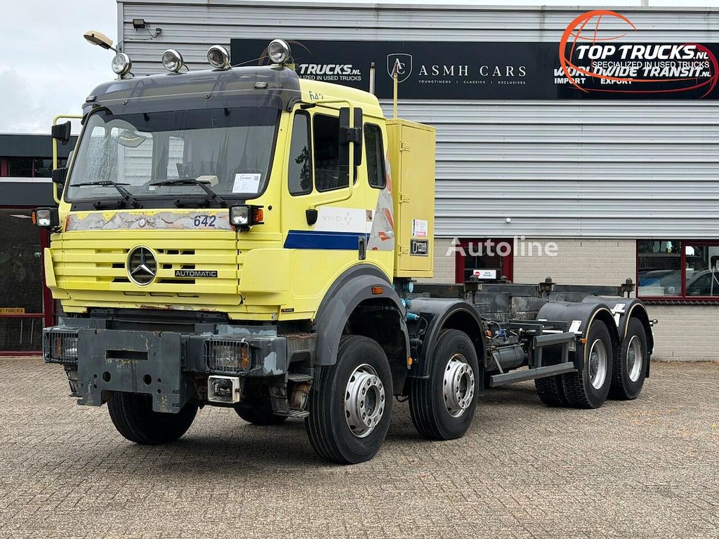 Mercedes-Benz SK 3234 8x4 - V6 - Euro 2 - Big Axels - Full Steel - Hub reducti vozilo za prevoz kontejnera