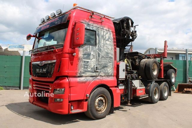 MAN TGX 26.640 6x4 LANGHOLZZUG PALFINGER KRAN Nr 022 kamion za prevoz drva