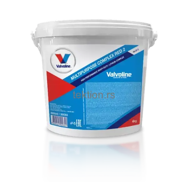 Valvoline Multipurpose Lithium Complex Red 2 4kg litijumova crvena mast