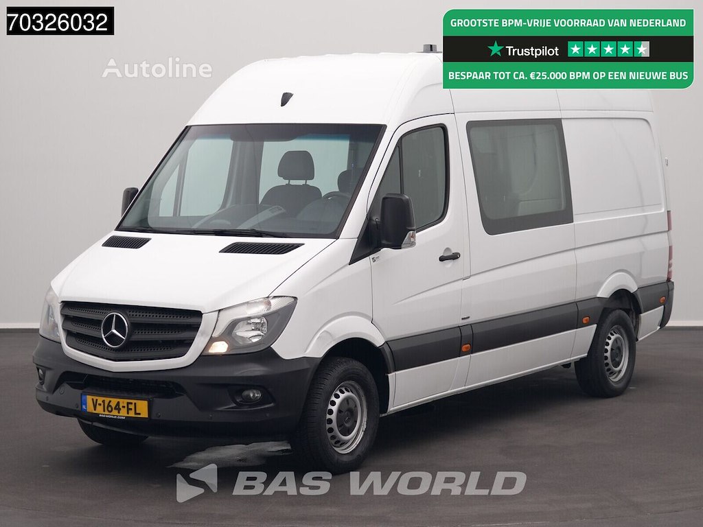 Mercedes-Benz Sprinter 313 CDI Automaat Dubbel Cabine L2H2 Trekhaak Navi Airco kombi minibus