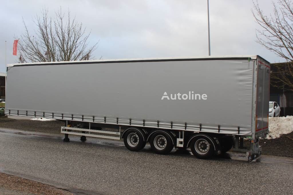 Nova AMT CI300 3 akslet city-gardintrailer med truckbeslag poluprikolica sa kliznom ceradom