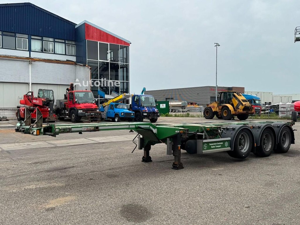 D-Tec FLEXITRAILER - TRIPLE EXTENDABLE poluprikolica za prevoz kontejnera